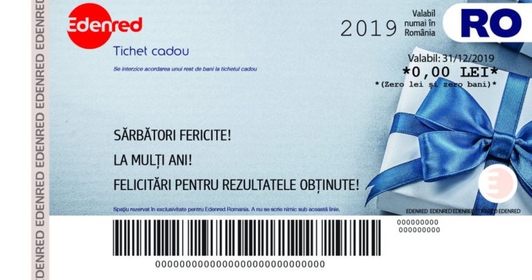 Edenred - de 1 iunie companiile pot oferi tichete și carduri cadou